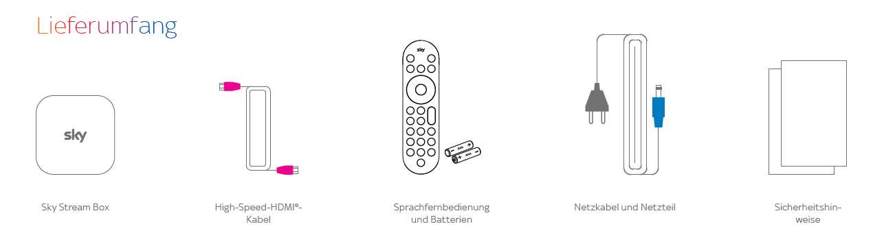 Sky Stream Box installieren | Sky