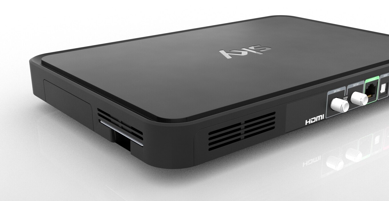 Die Smartcard in den Sky Q Receiver einstecken| Sky