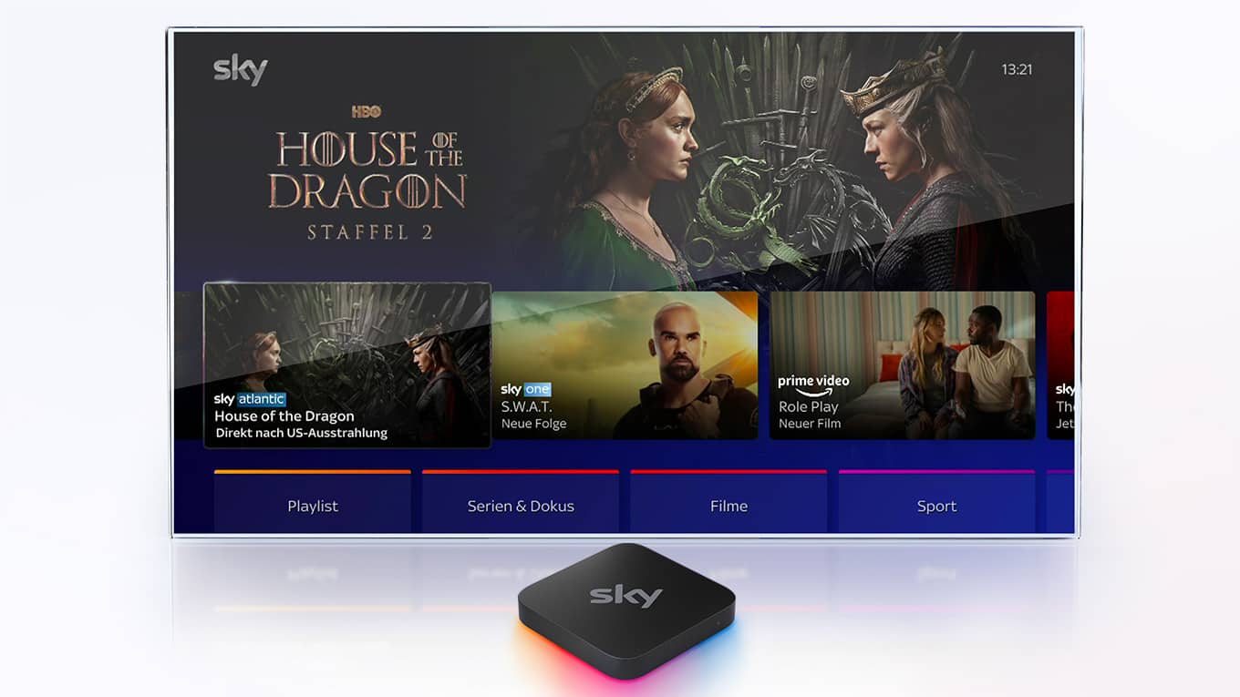 Sky Stream - Deine Entertainment-Welt an einem Ort vereint