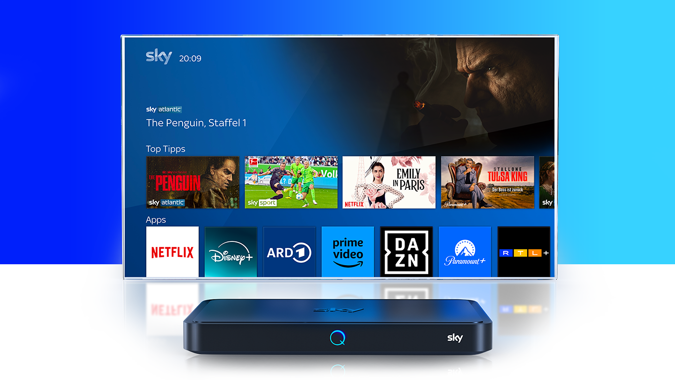 Sky Stream - Deine Entertainment-Welt an einem Ort vereint