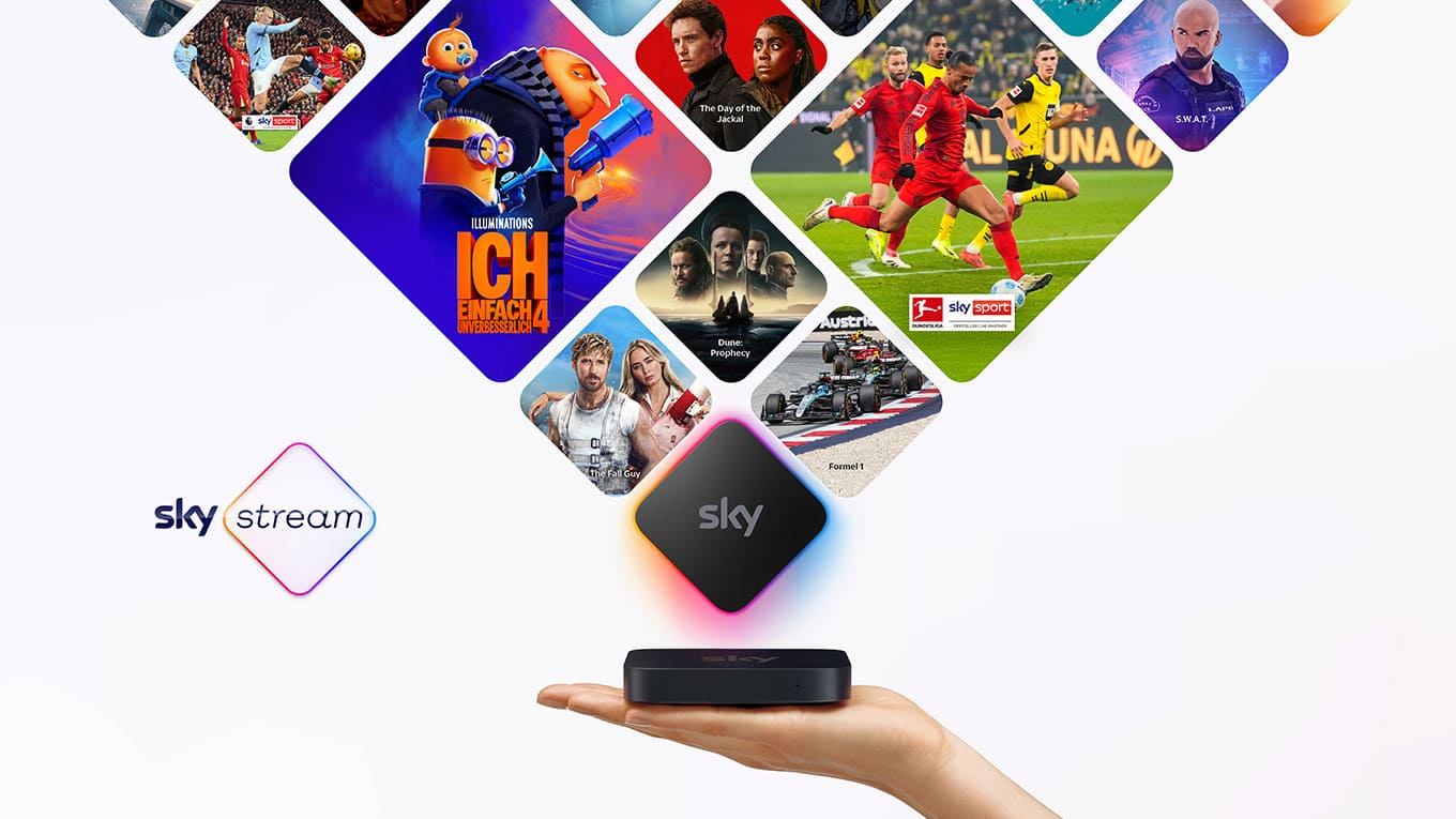 Sky Stream - Deine Entertainment-Welt an einem Ort vereint