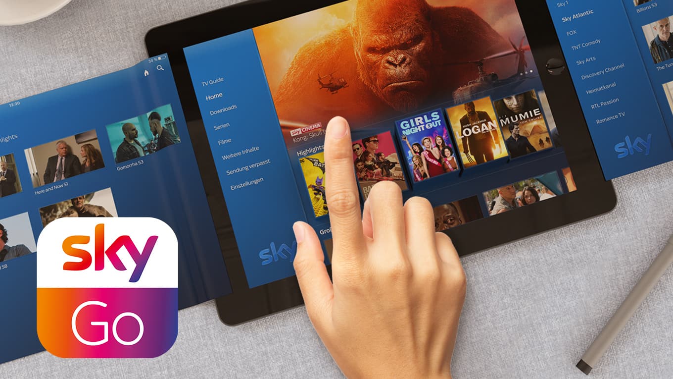 Sky Go: Das gesamte Sky Programm auf Abruf